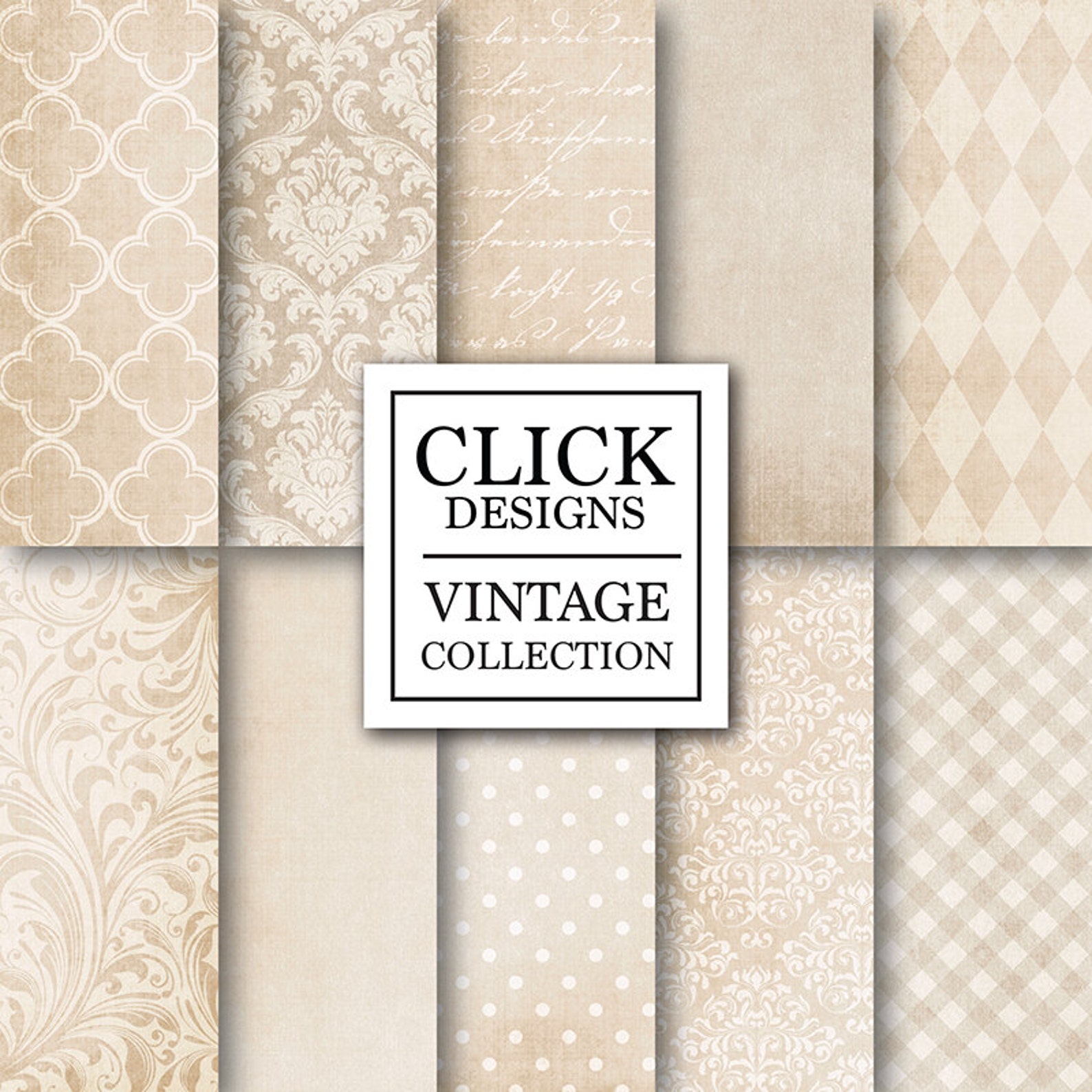 Wedding Digital Paper: beige Textures Textured - Etsy
