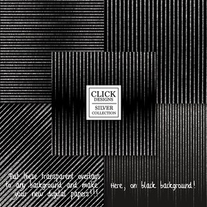 SILVER LINES OVERLAY Clipart: Silver Glitter Sparkle Shiny Overlays ...