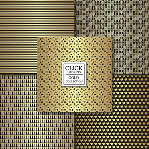 Gold & Black Digital Paper: black Gold Digital Scrapbook Backgrounds ...