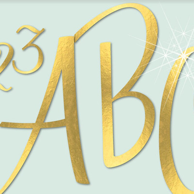 Gold Foil Clip Art - Etsy