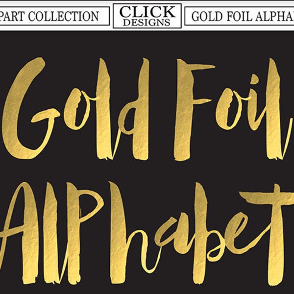 Gold Foil Digital - Etsy