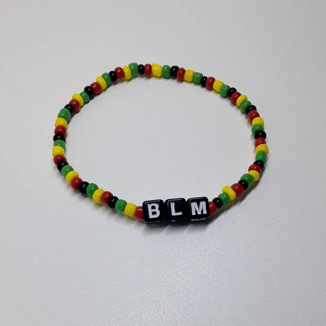 BLM black Lives Matter Unity Stretch Bracelets - Etsy