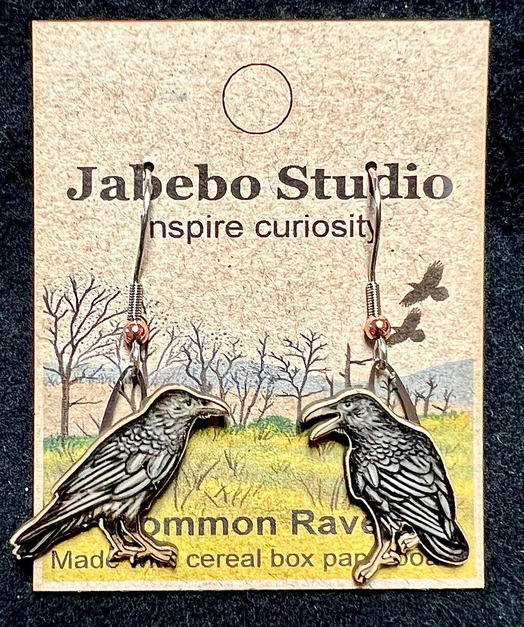 Common Raven by Jabebo, Inspiring Curiosity With Reused Cereal Boxes - Etsy