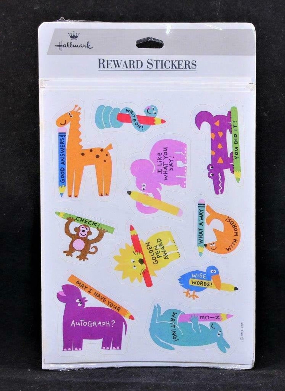 Vintage Hallmark 8 Sheet Reward Stickers Package. Animals. | Etsy Vintage Hallmark 8 Sheet Reward Stickers Package. Animals. | Etsy
