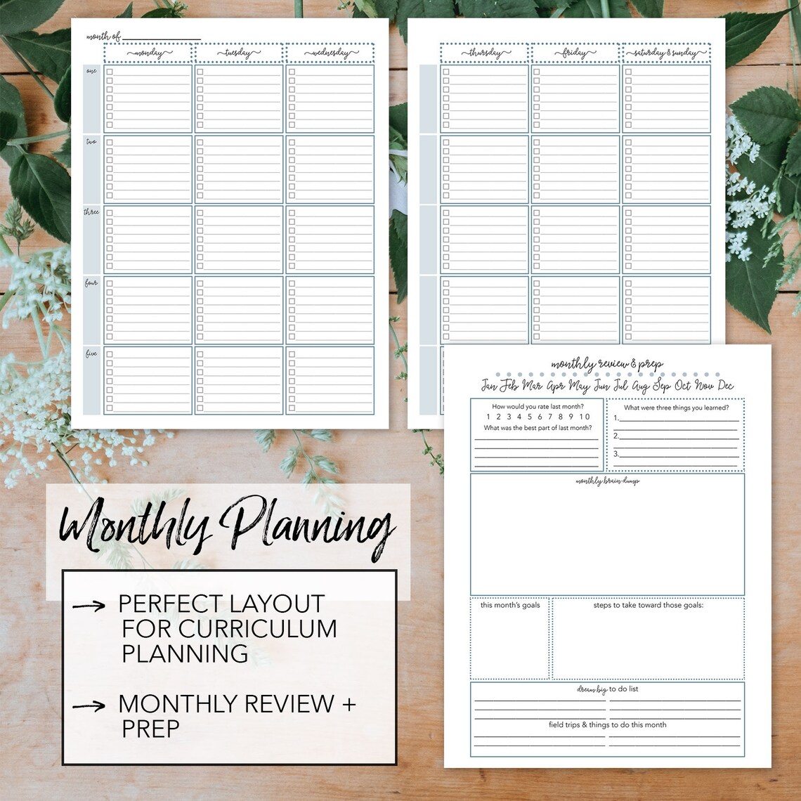 Ultimate Homeschool Planner Create Your Own Printable Home School ...
