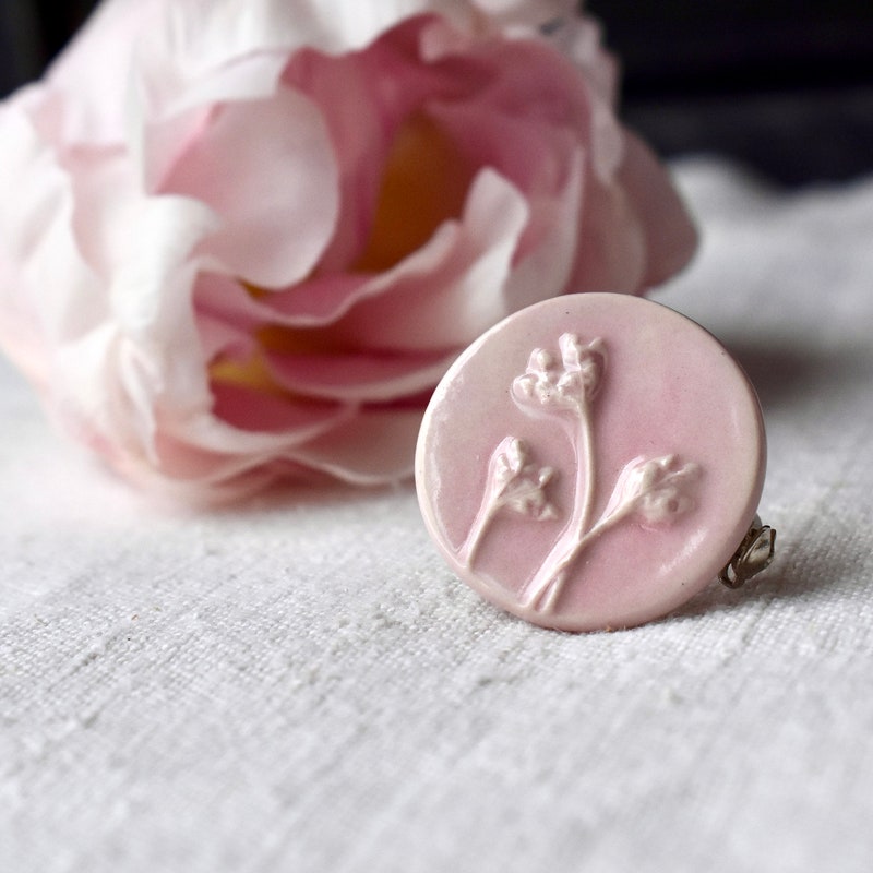 Ceramic Brooch - Etsy