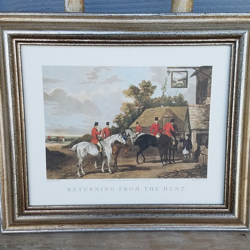 English Hunt Scene - Etsy