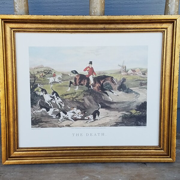 English Hunt Scene - Etsy
