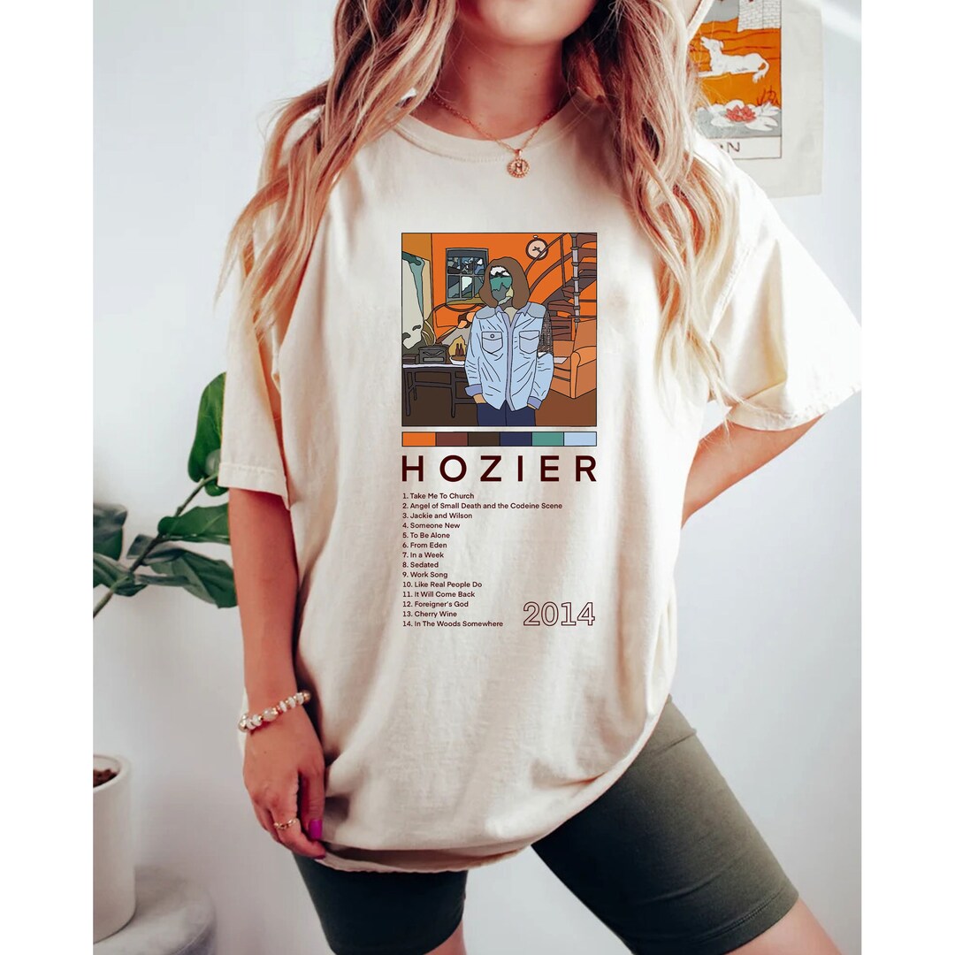 Hozier in A Week Hozier Inspired Shirt, Hozier Lyrics T-shirt, Hozier ...