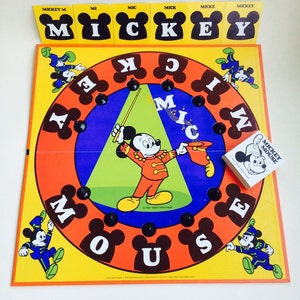 Mickey Mouse Board Game - Etsy