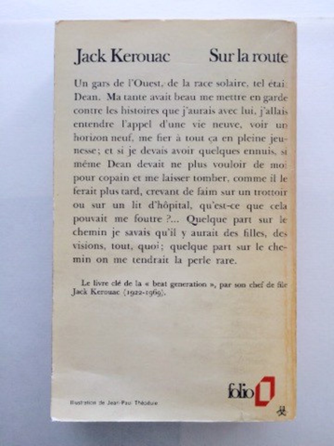 Sur La Route Jack Kerouac in French - Etsy