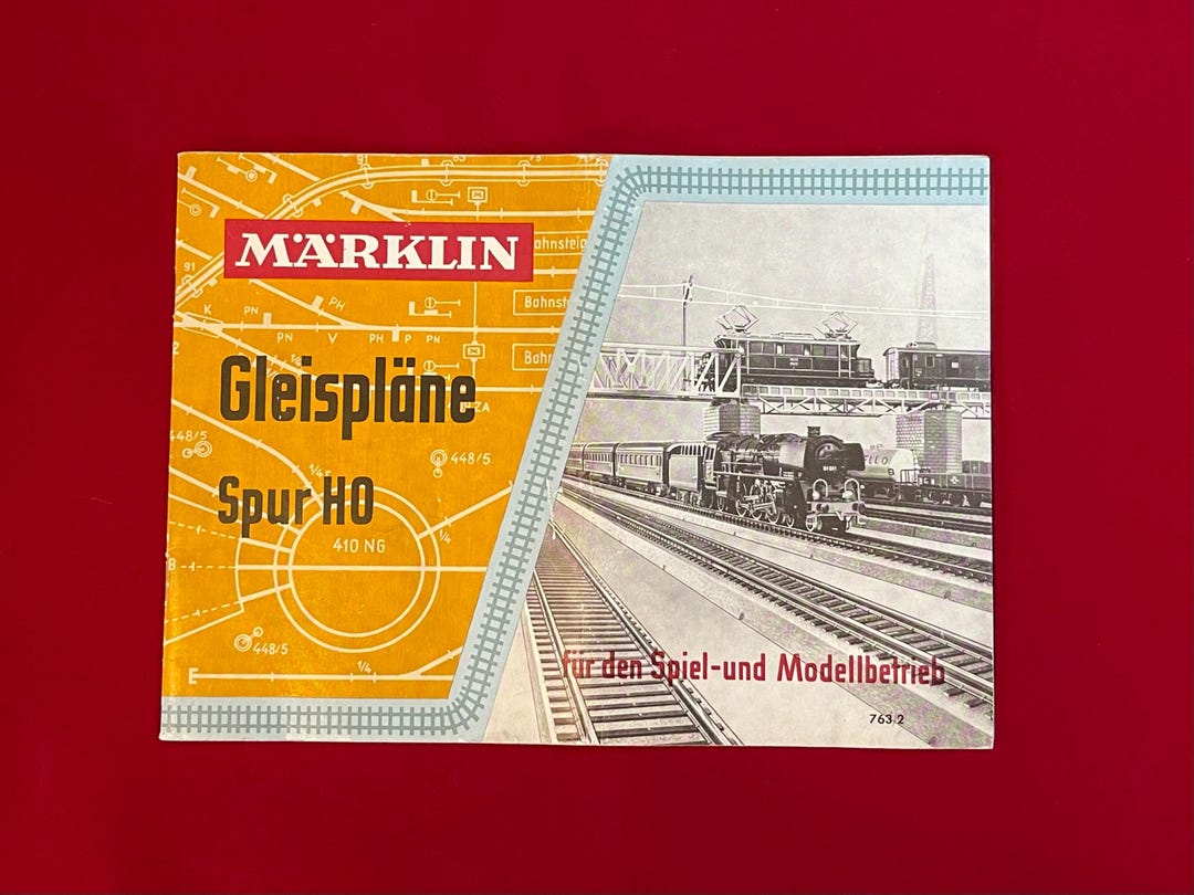 1957 Märklin Gleispläne Spur H0 763/2 Track Plans Booklet - Etsy