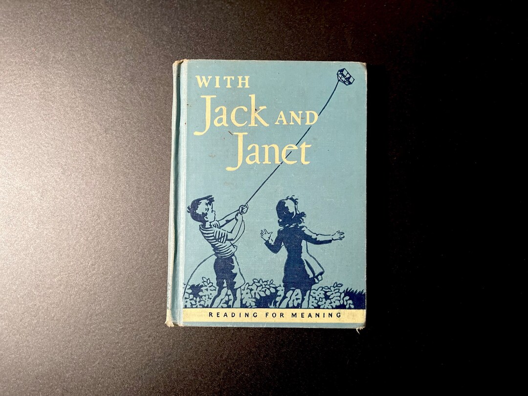 Jack and Janet, 1949 Children’s Reader Text Book - Etsy