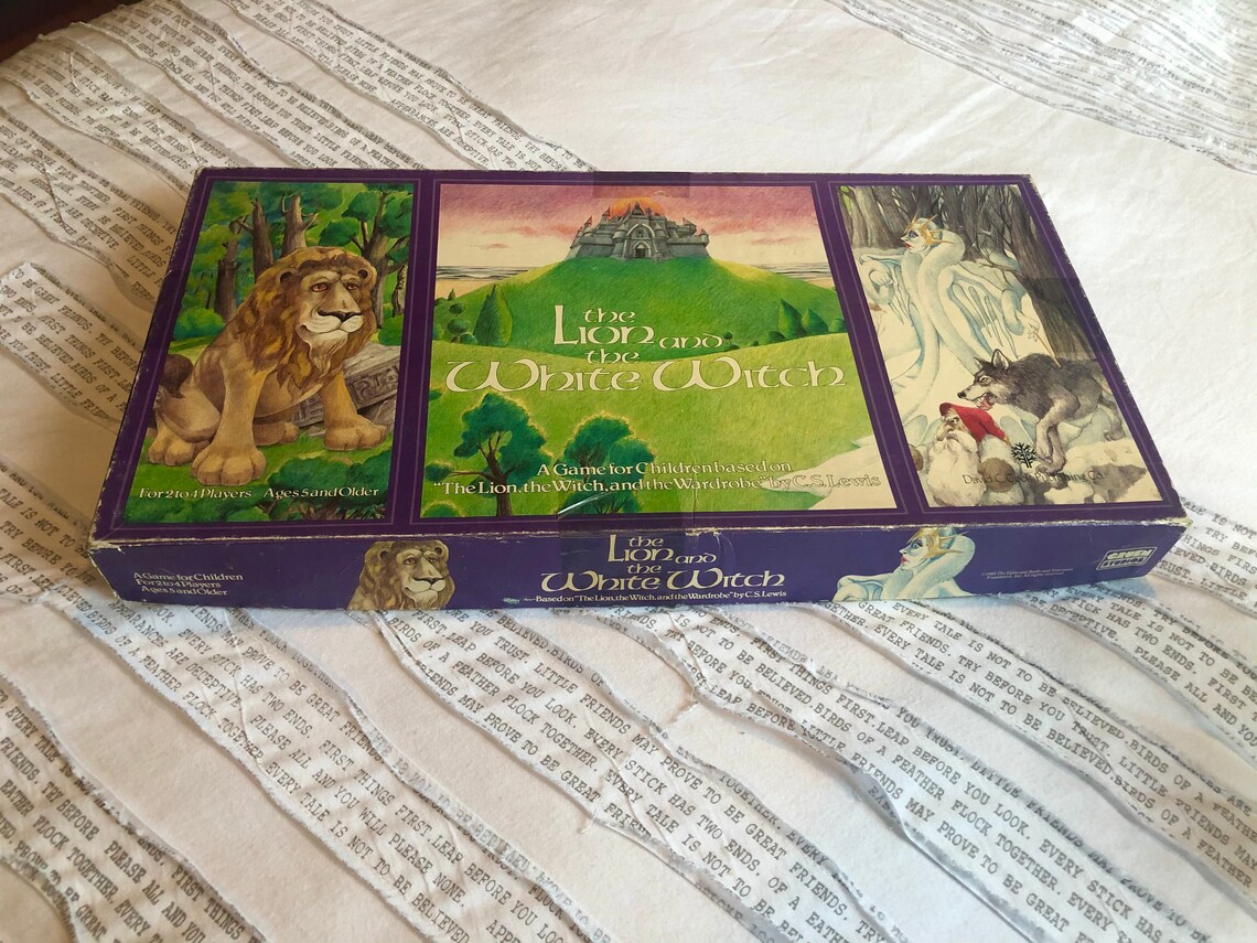 The Lion and the White Witch Board Game 1983 - Etsy