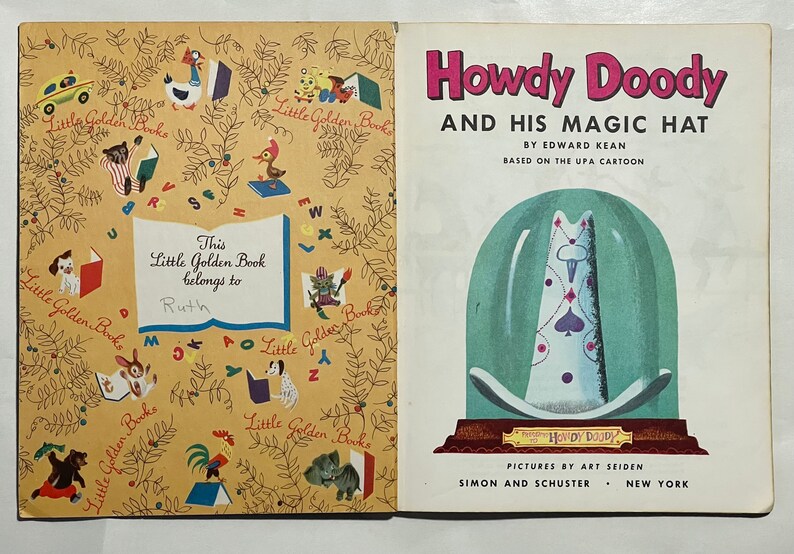 Howdy Doody and His Magic Hat 1954 First Edition - Etsy