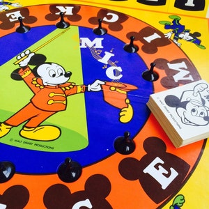 Mickey Mouse Board Game - Etsy
