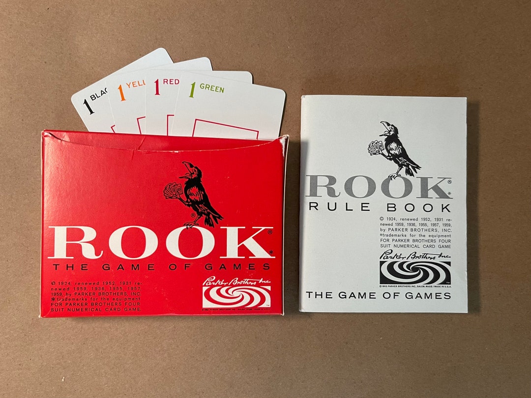 Vintage 1963 Rook Card Game – Complete Set With Rule Book & Case ...