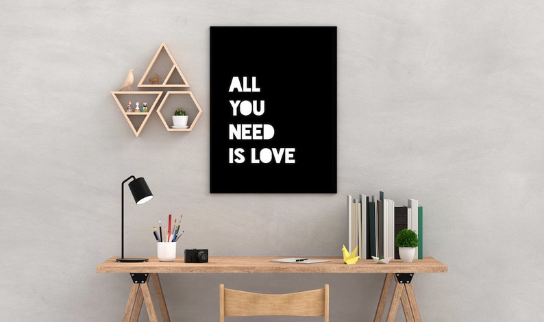 Custom Lyrics Print / Black & White Song Poster / Any Lyrics - Etsy