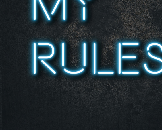 My Room My Rules Sign