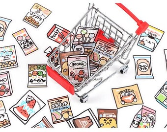 Japanese Convenience Store Stickers Japanese Daily Item Stickers Paper ...