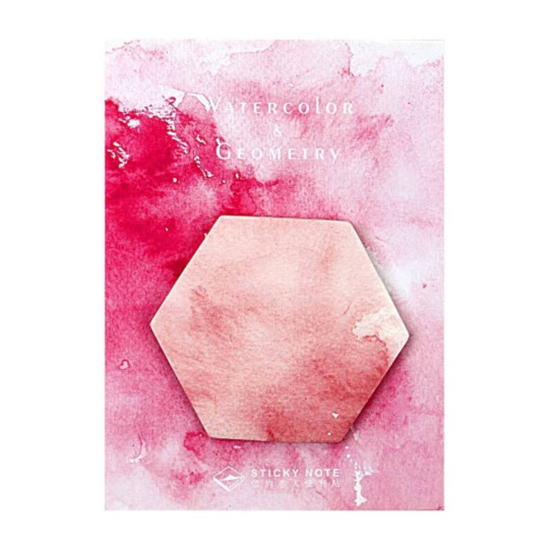 Geometric Sticky Notes - Etsy