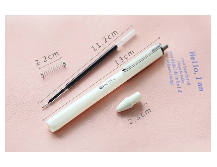 Retractable Click Gel Pens - Black Ink 0.5mm - Etsy