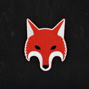 Fox - Patch, Iron On, Badge, Embroidery, Patches, Animal, Nature ...