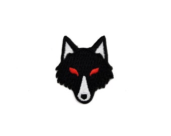 Small Wolf Iron on Patch - Etsy