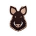 Wild Boar - Patch, Iron On, Badge, Embroidery, Patches, Animal, Nature ...