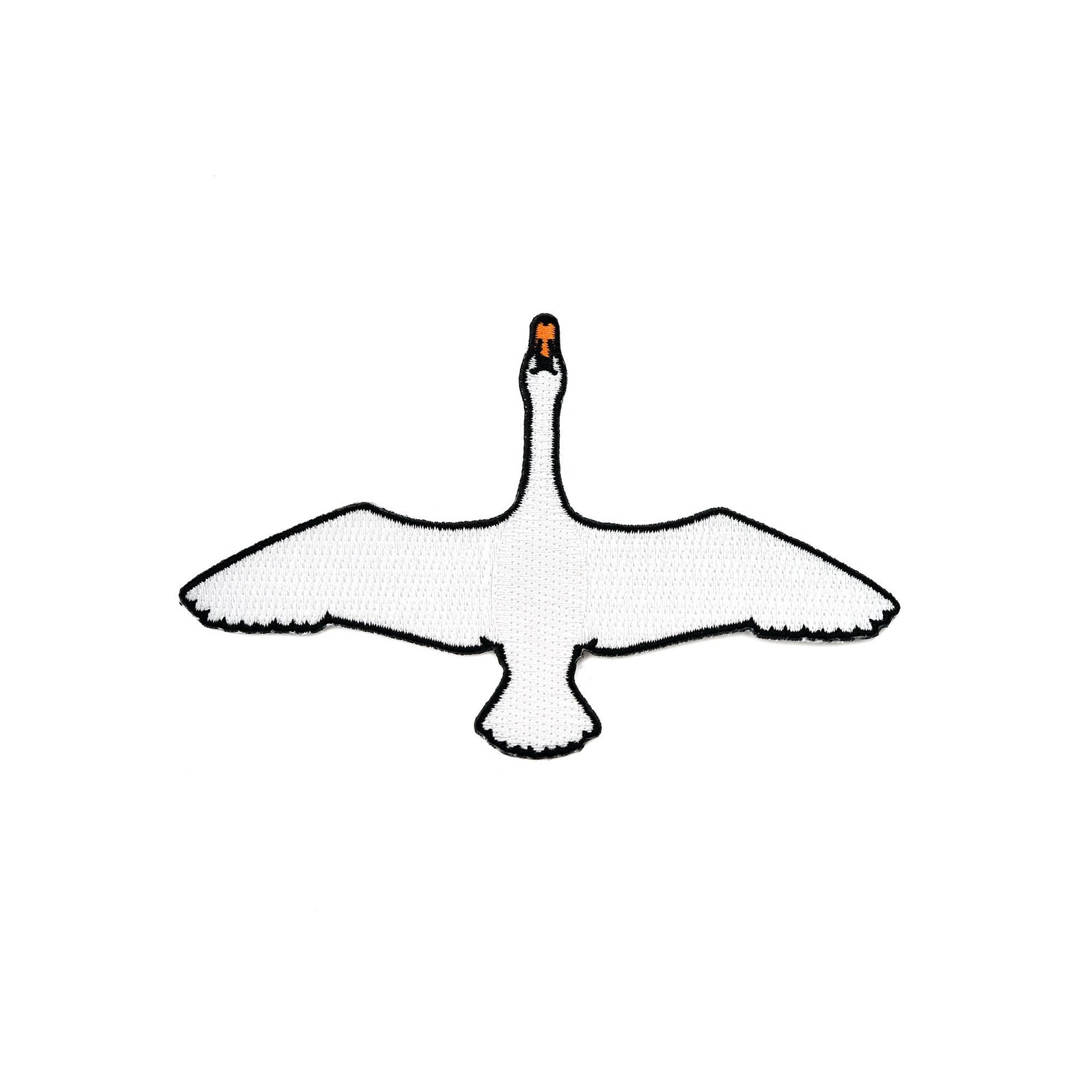 Swan - Patch, Iron On, Badge, Embroidery, Patches, Animal, Nature ...
