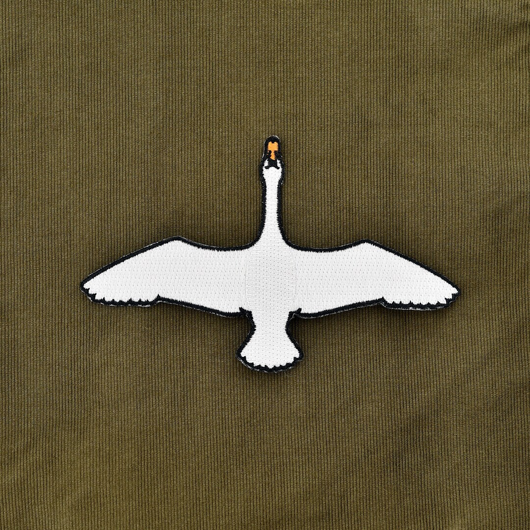 Swan Patch, Iron On, Badge, Embroidery, Patches, Animal, Nature ...