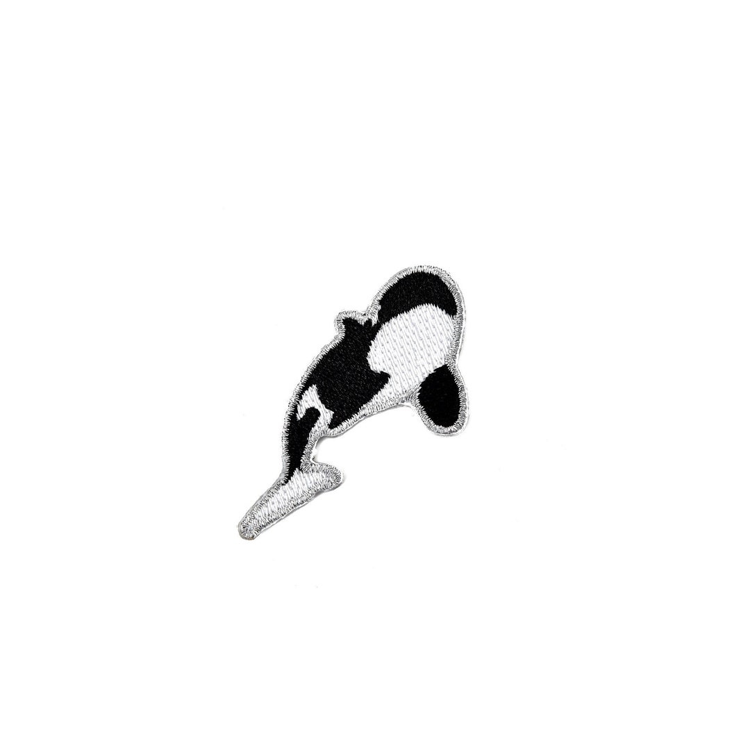 Orca Small - Patch, Iron On, Badge, Embroidery, Patches, Wildlife ...