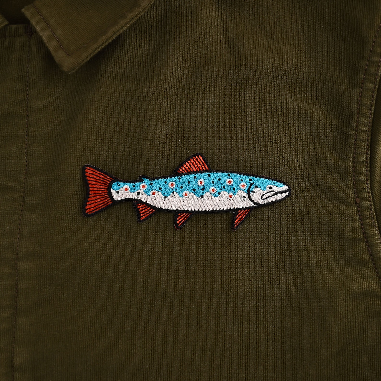 3 Trouts Set Patches Iron On Badge Embroidery Patches - Etsy
