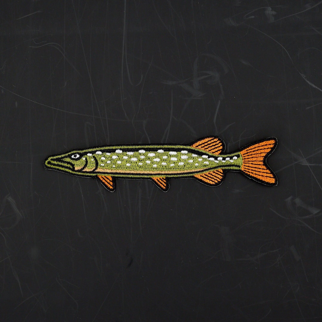 Pike Patch, Iron On, Badge, Embroidery, Patches - Etsy