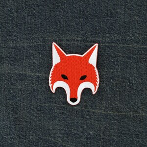 Fox - Patch, Iron On, Badge, Embroidery, Patches, Animal, Nature ...