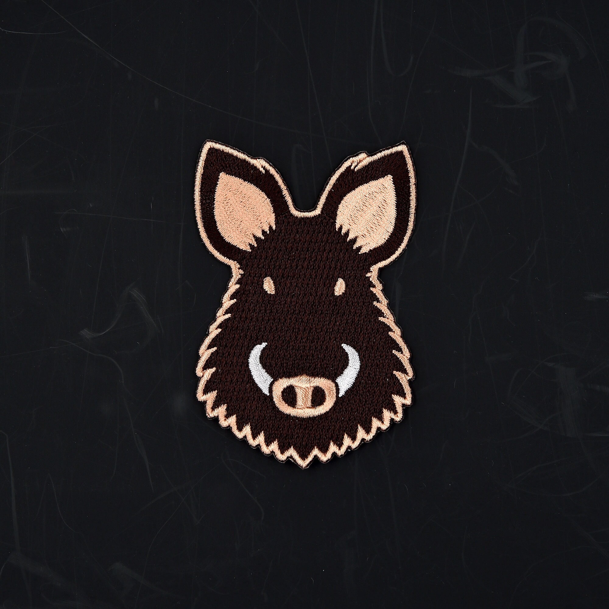 Wild Boar - Patch, Iron On, Badge, Embroidery, Patches, Animal, Nature ...