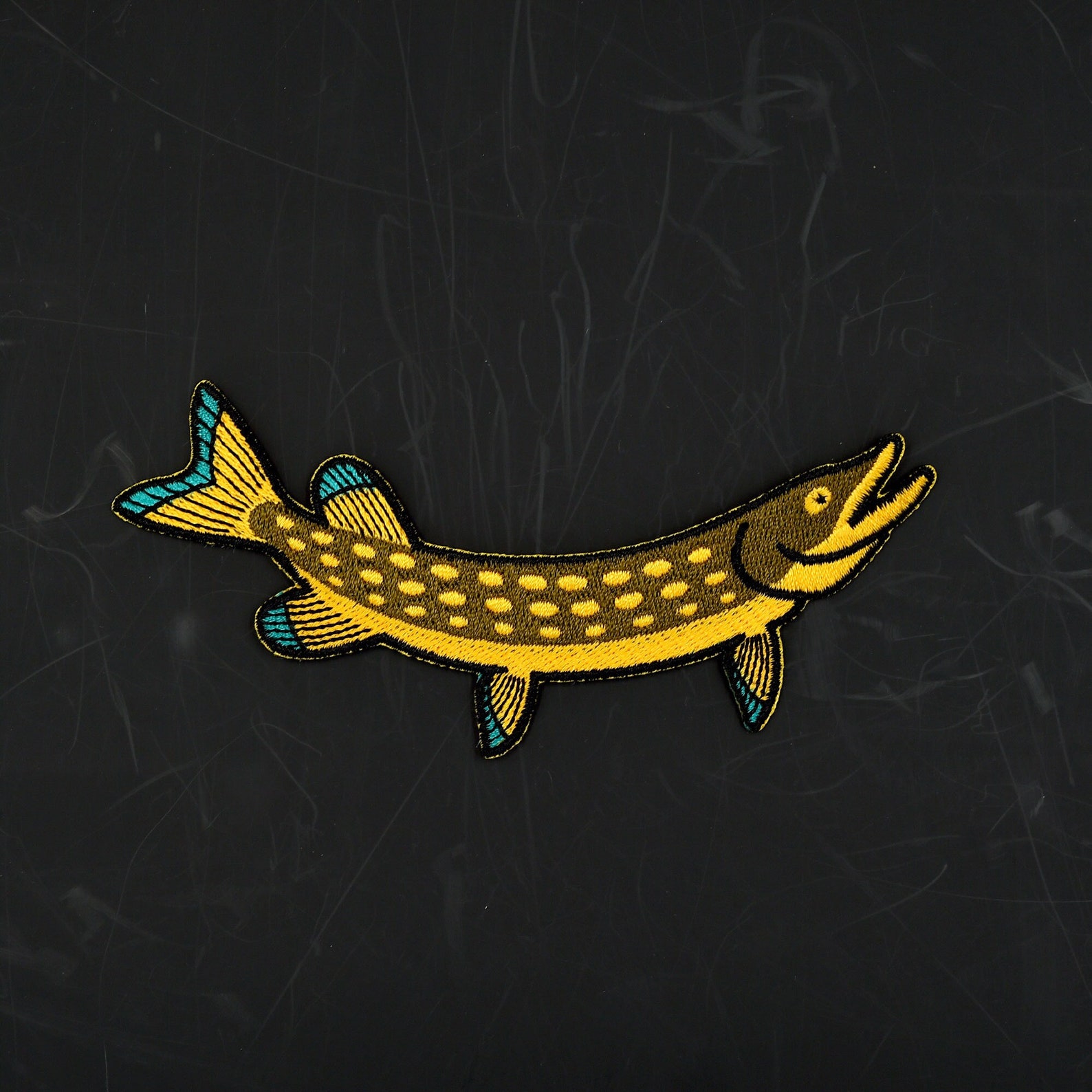 Pike Iron-on Patch - Catch of the Day - Etsy
