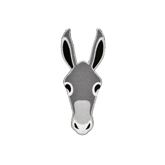 Donkey Patch Iron On Badge Embroidery Patches Animal | Etsy