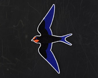 Barn Swallow Bird Embroidery - Etsy