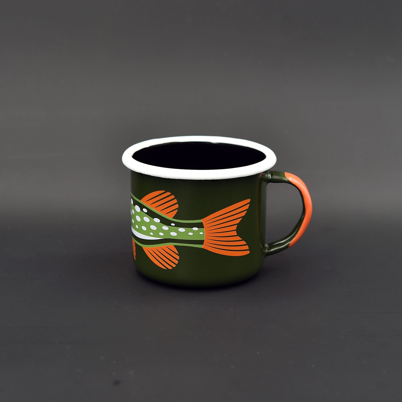Pike Enamel Mug Camping Mug Handmade in the EU - Etsy