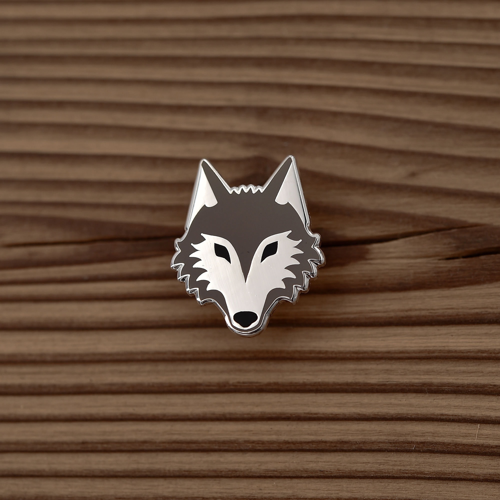 Wolf Hard Enamel Lapel Pin Badge Brooch Pin Animal - Etsy