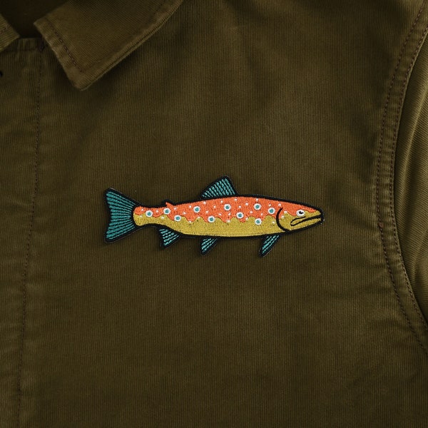 Brown Trout Embroidery - Etsy