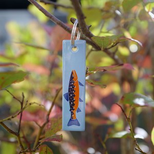 Trout Enamel Keychain - Flyfishing, Fisherman, Fish, Brown Trout ...