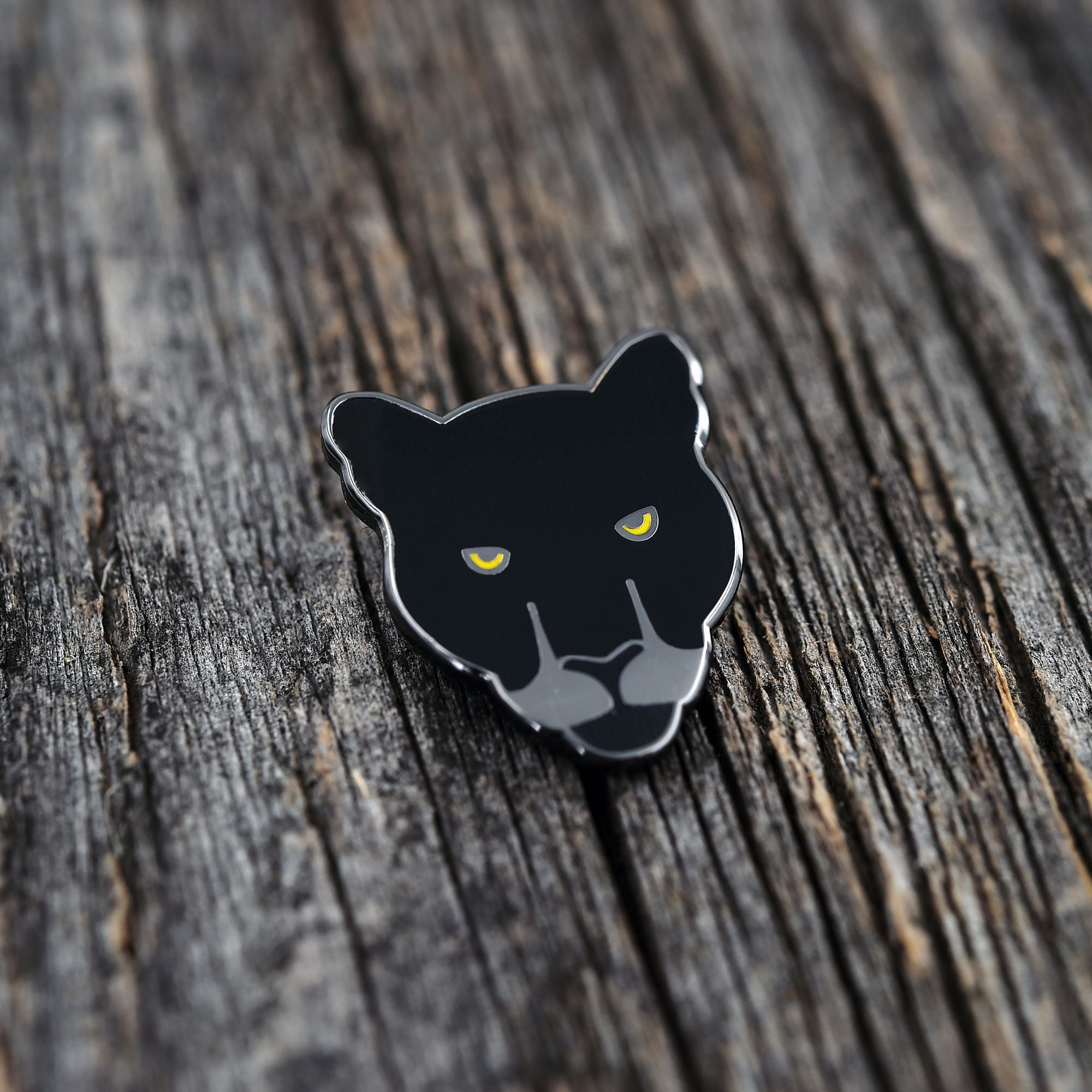 Black Panther Hard Enamel Lapel Pin Badge Brooch Animal - Etsy