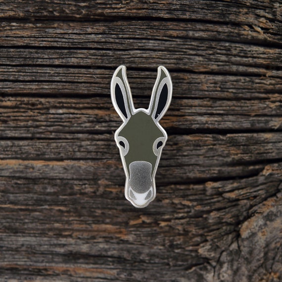 Donkey Hard Enamel Lapel Pin Badge Brooch Pin Animal | Etsy