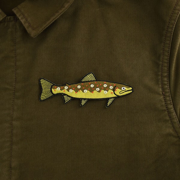 Brown Trout Embroidery - Etsy