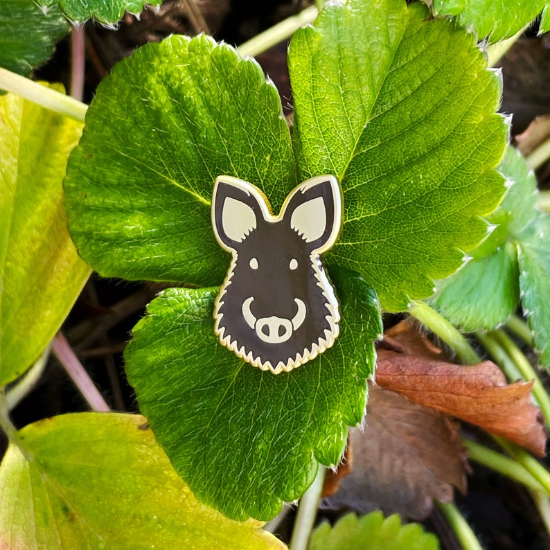 Wild Boar Hard Enamel Lapel Pin Badge Brooch Pin Animal | Etsy