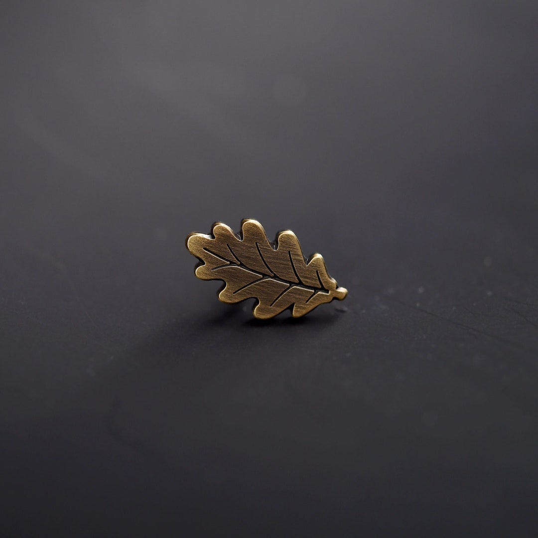Oak Leaf Lapel Pin, Badge, Brooch, Pin, Adventure, Oak, Leaf, Tree - Etsy