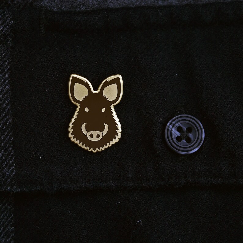 Wild Boar Hard Enamel Lapel Pin Badge Brooch Pin Animal | Etsy