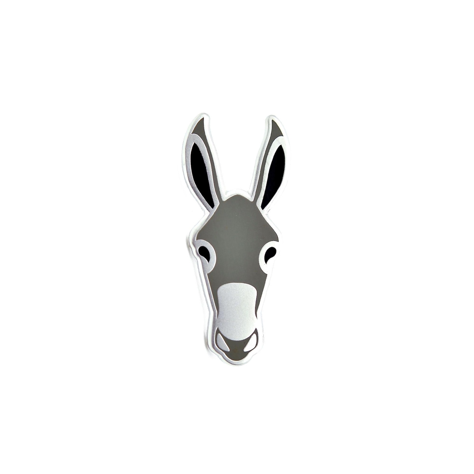 Donkey - Hard Enamel Lapel Pin, Badge, Brooch, Pin, Animal, Nature ...